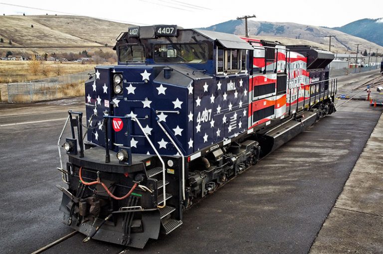 Photos: Montana Rail Link Unveils First of Two Tribute Locomotives - Railfan & Railroad Magazine
