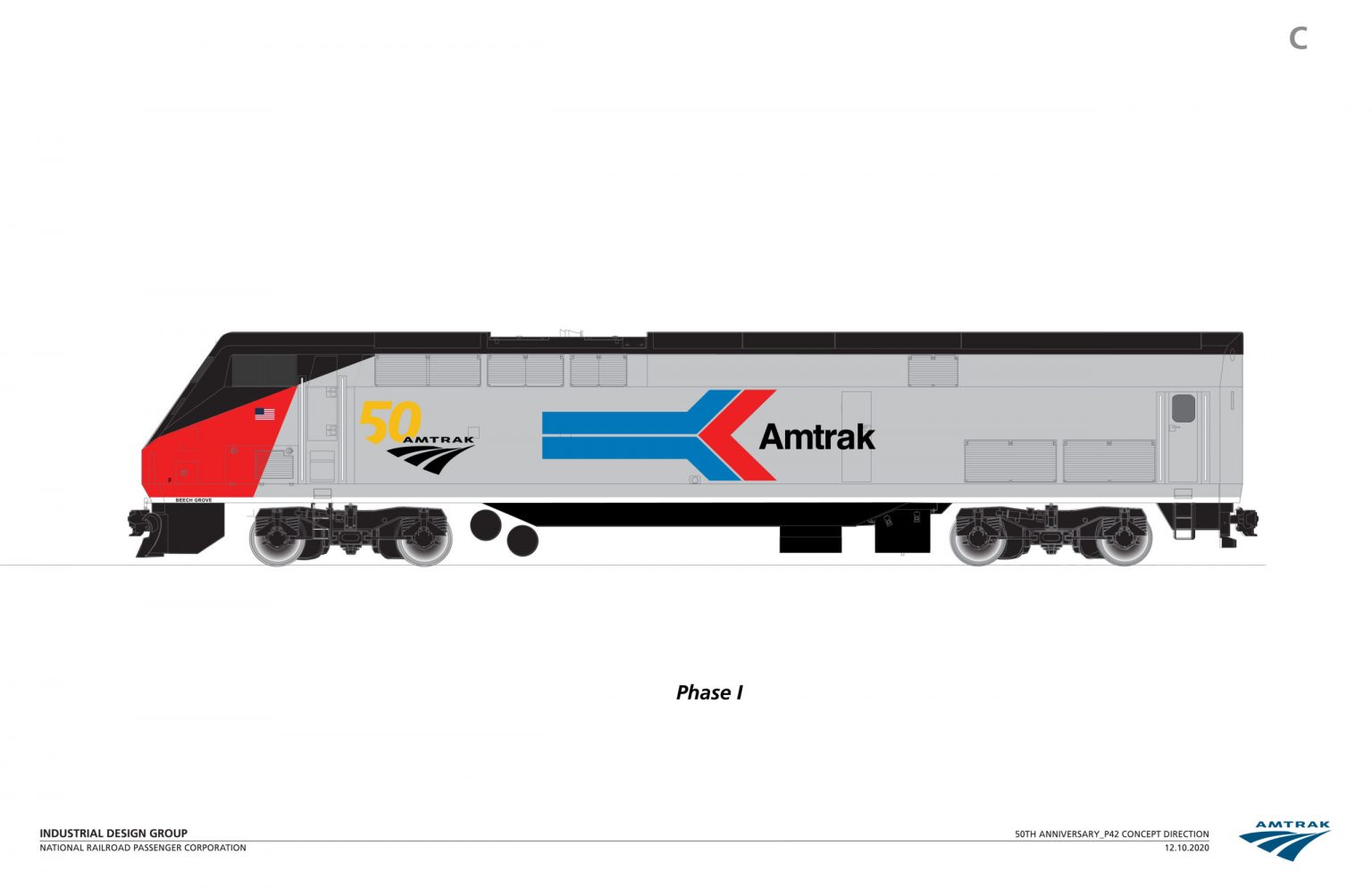 Amtrak to Paint Six Locomotives to Mark 50th Anniversary - Railfan & Railroad Magazine