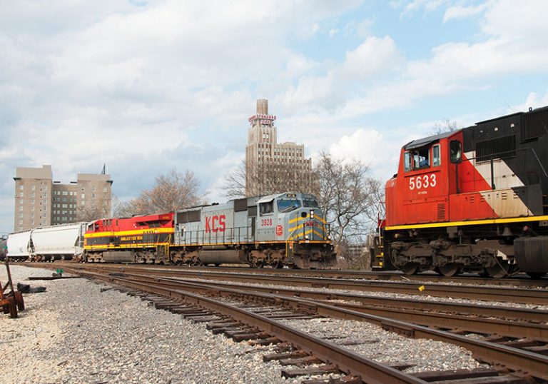 KCS CN Jackson Switch Tender meet - Railfan & Railroad Magazine