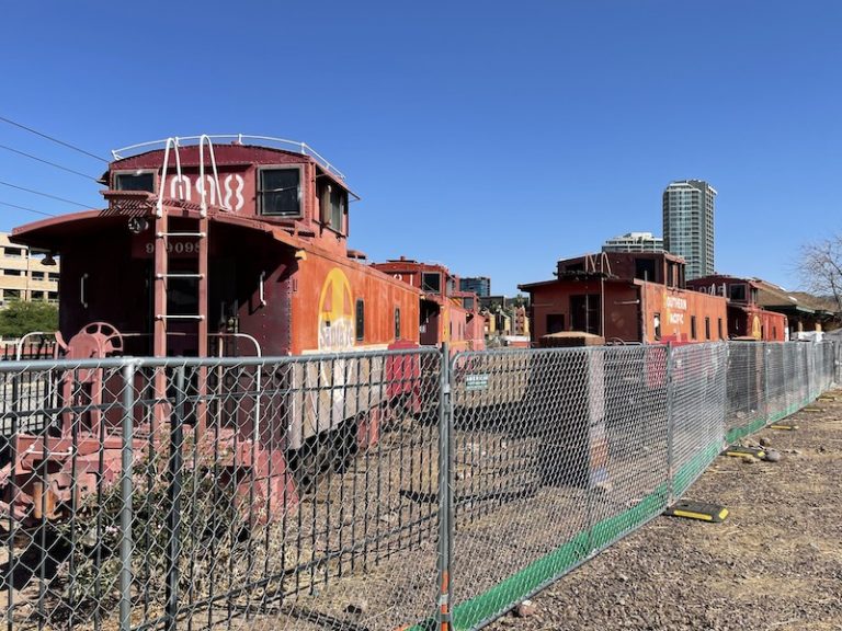a Tempe, AZ depot and former Macayo's Depot Cantina cabooses ready ...