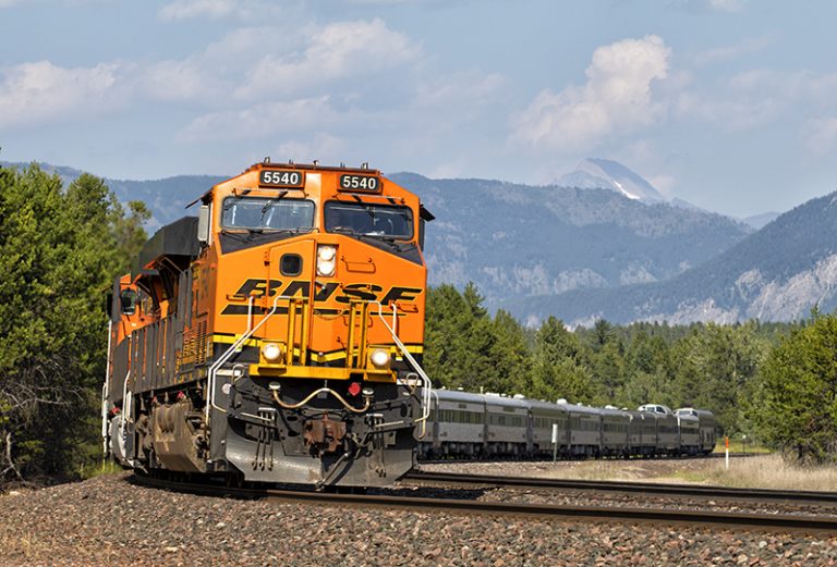 Photo Line: BNSF's Business Train in Montana - Railfan & Railroad Magazine