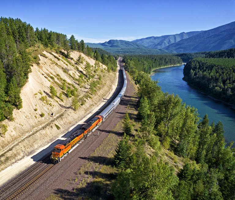 Photo Line: BNSF's Business Train in Montana - Railfan & Railroad Magazine