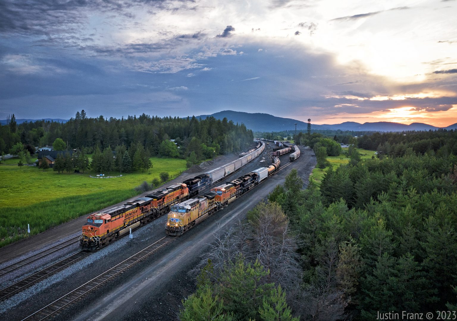 Clean Up Continues As MRL, BNSF Get Creative Detouring Around Collapsed Bridge - Railfan ...