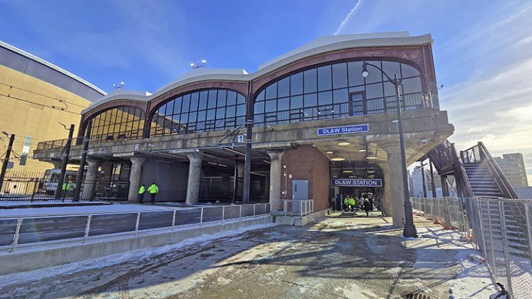 Buffalo NFTA Metro Rail Opens New DL&W Station - Railfan & Railroad ...